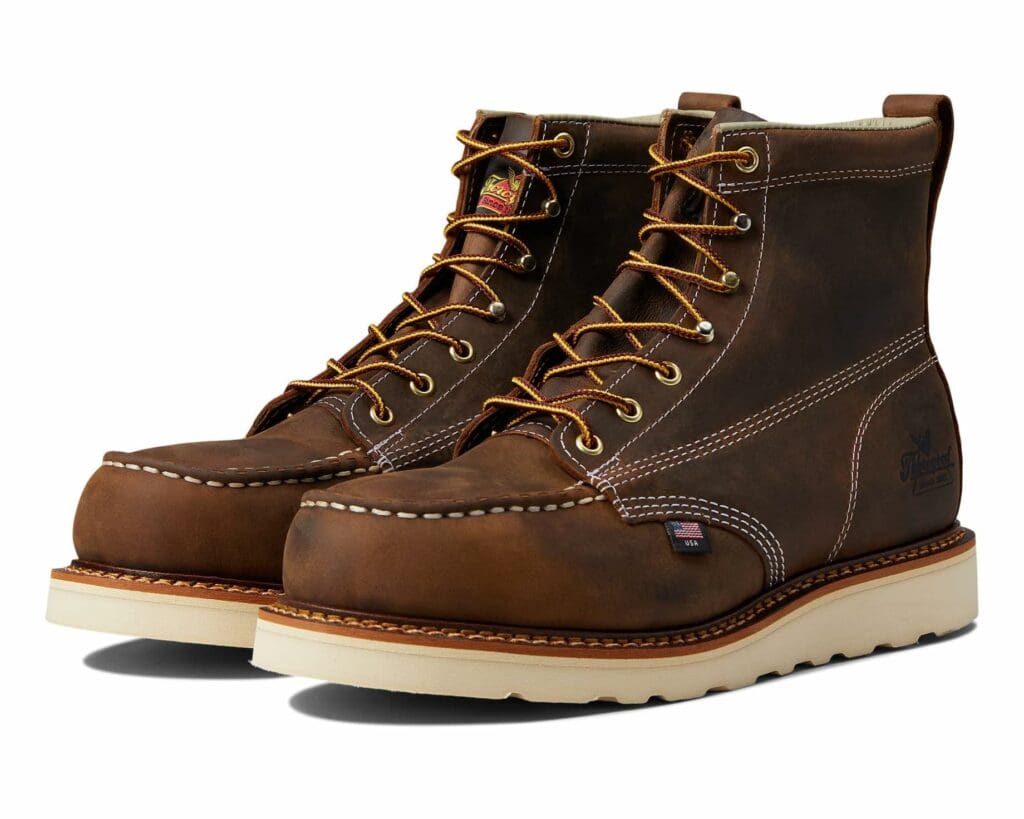 Thorogood American Heritage 6" Moc Toe Steel Safety Boot (Men's ...